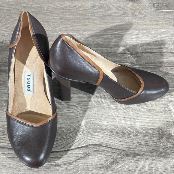 Tsubo | Shoes | Brand New Womens Tsubo Avoca Dark Chocolate High Heels With Comfort Padding ...